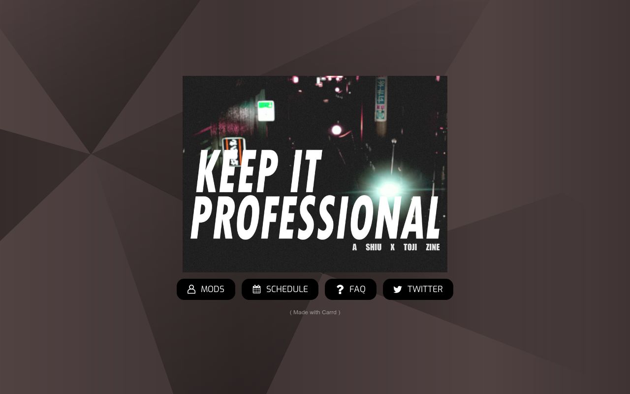 Keep It Professional